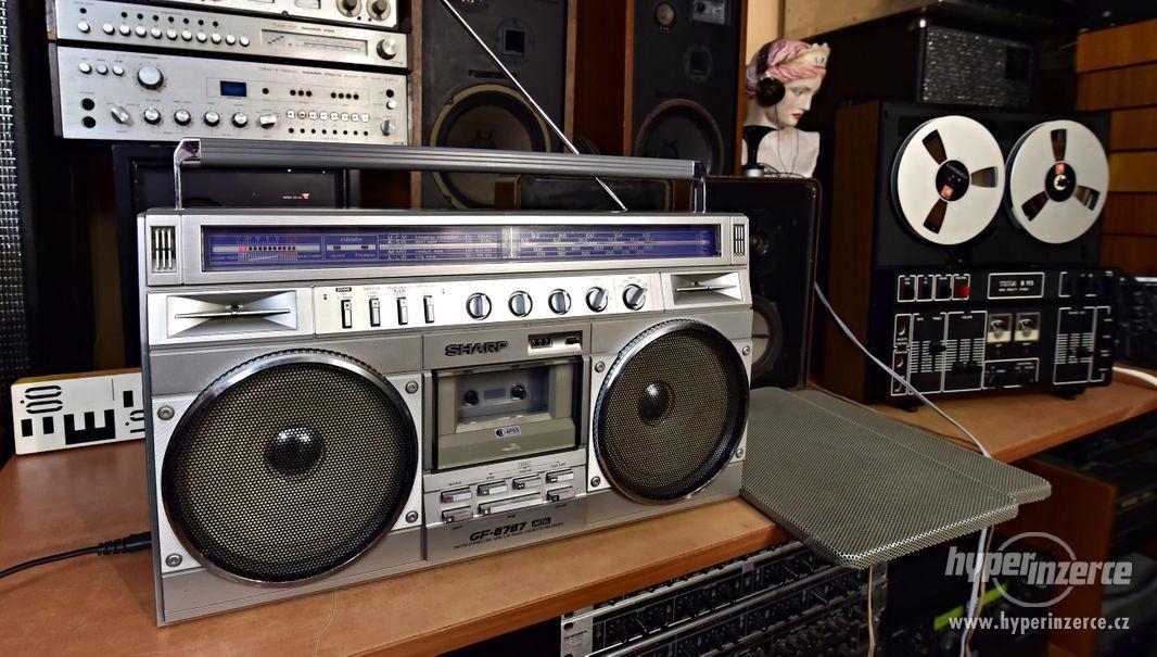 SHARP GF-8787 radiomagnetofon pro sběratele - bazar - Hyperinzerce.cz