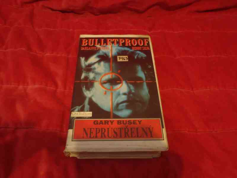 VHS Neprůstřelný Bulletproof USA, 1988 RARITA - bazar - Hyperinzerce.cz