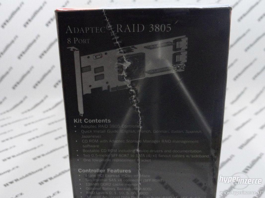 Raid řadič Adaptec RAID 3805 Kit 2252100-R Nové - bazar - Hyperinzerce.cz