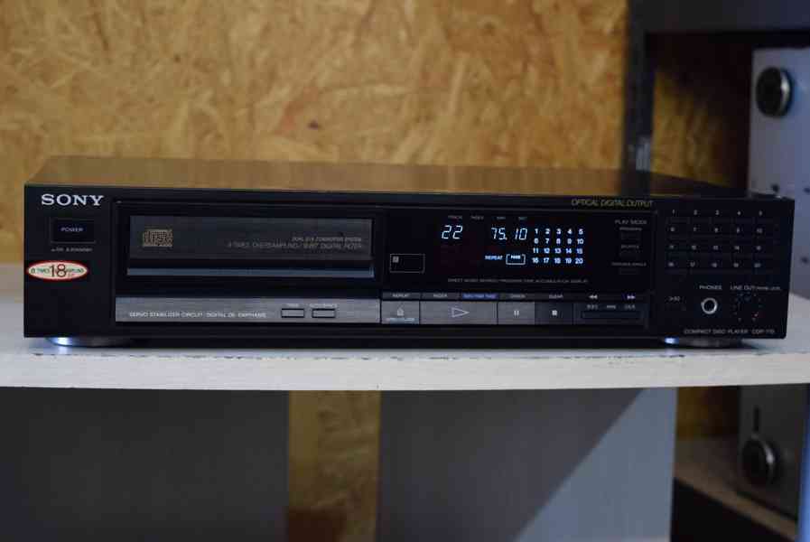 SONY CDP-770 KVALITNÍ VINTAGE CD PŘEHRÁVAČ OPTIKA - bazar - Hyperinzerce.cz