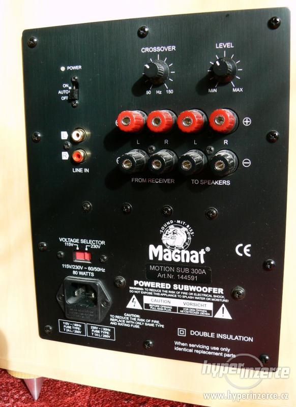 Magnat Motion Sub 300A ( barva - buk ) - bazar - Hyperinzerce.cz