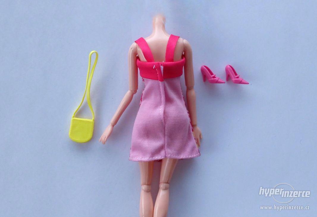 NOVÉ! Set pro panenku Barbie, šaty + boty + kabelka - bazar ...
