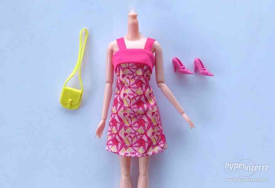 NOVÉ! Set pro panenku Barbie, šaty + boty + kabelka - bazar ...