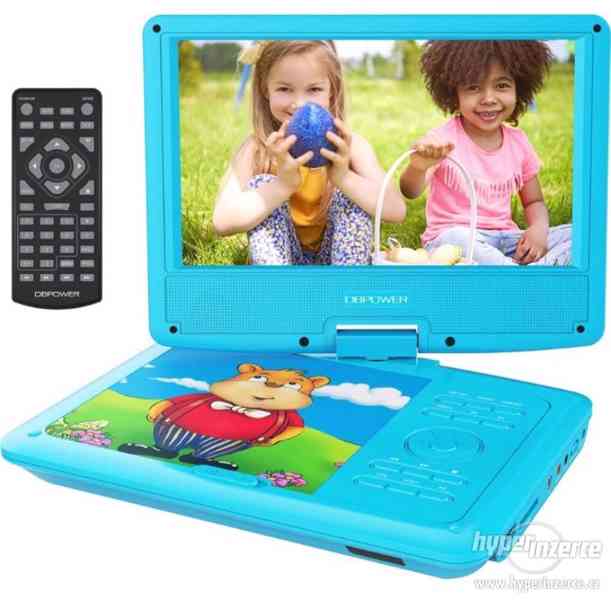 Krásný dětský modrý DVD přehrávač s medvidkem - 12V a 220V - bazar ...