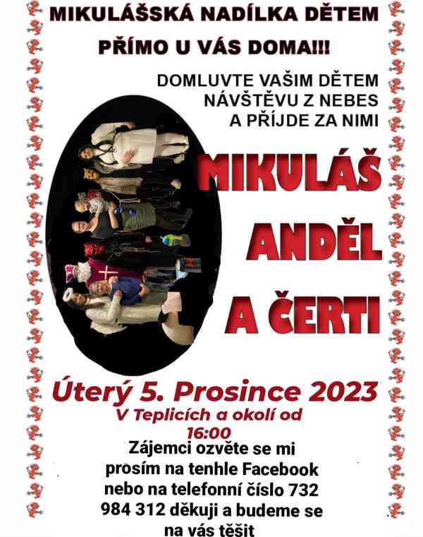 Čert Mikuláš anděl - bazar - Hyperinzerce.cz