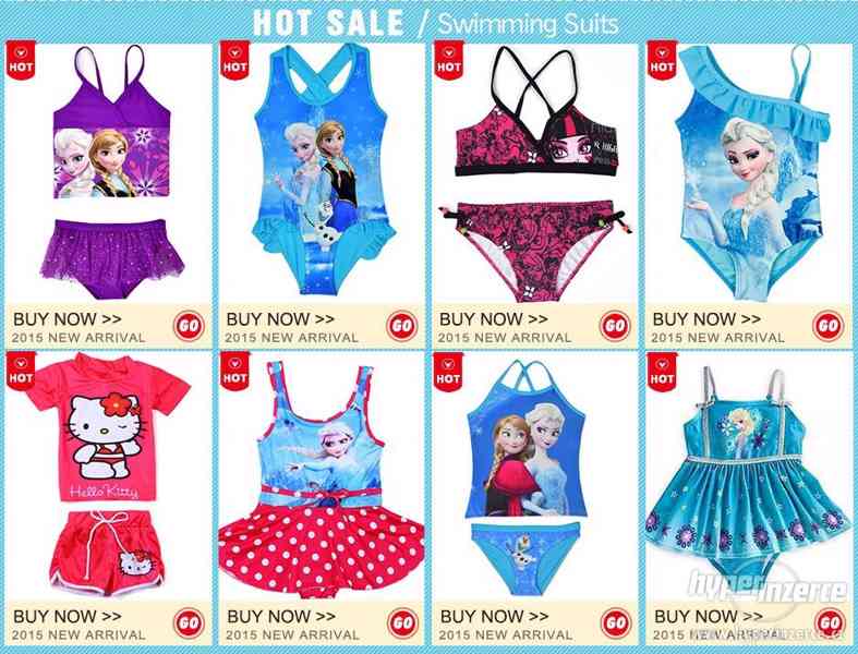 Dívčí plavky FROZEN - ELSA - doručení zdarma!! - bazar - Hyperinzerce.cz