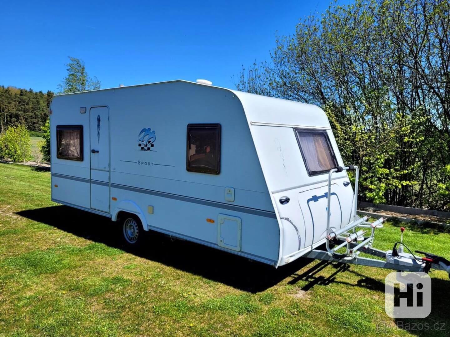 Karavan,obytný přívěs Knaus sport 450 - bazar - Hyperinzerce.cz