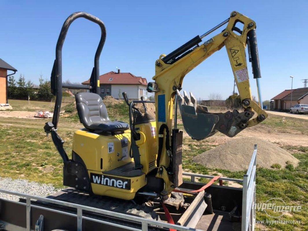 Pronájem půjčovna mini bagr - bazar - Hyperinzerce.cz