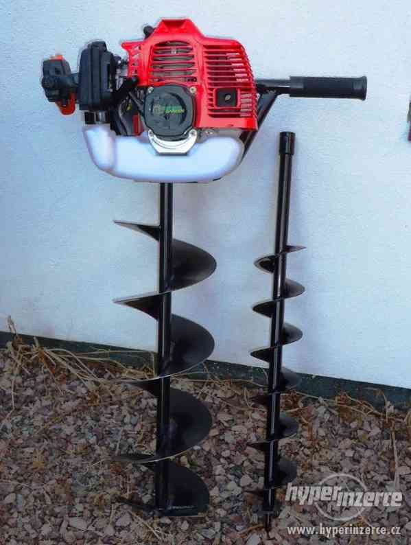 Motorový zemní vrták 3.6 kW DEMON + 2 vrtáky - bazar - Hyperinzerce.cz