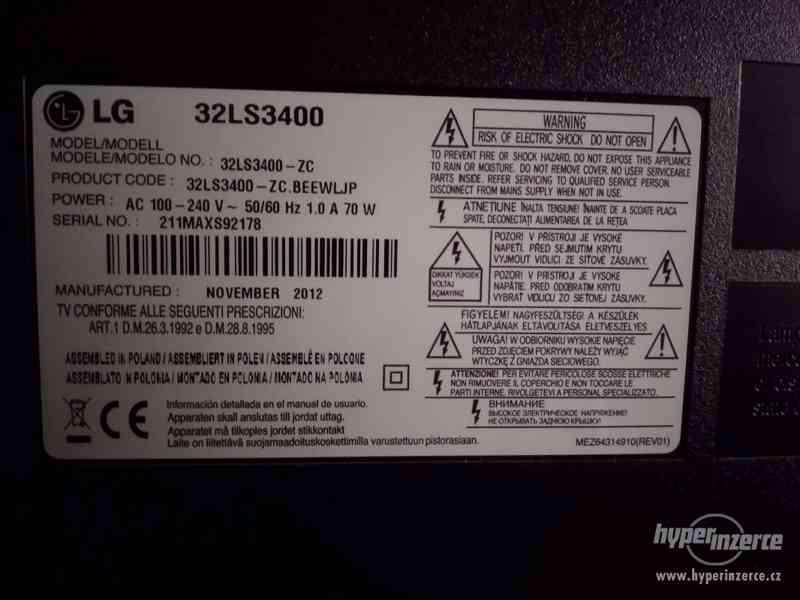 Televize LG 32LS3400 - bazar - Hyperinzerce.cz