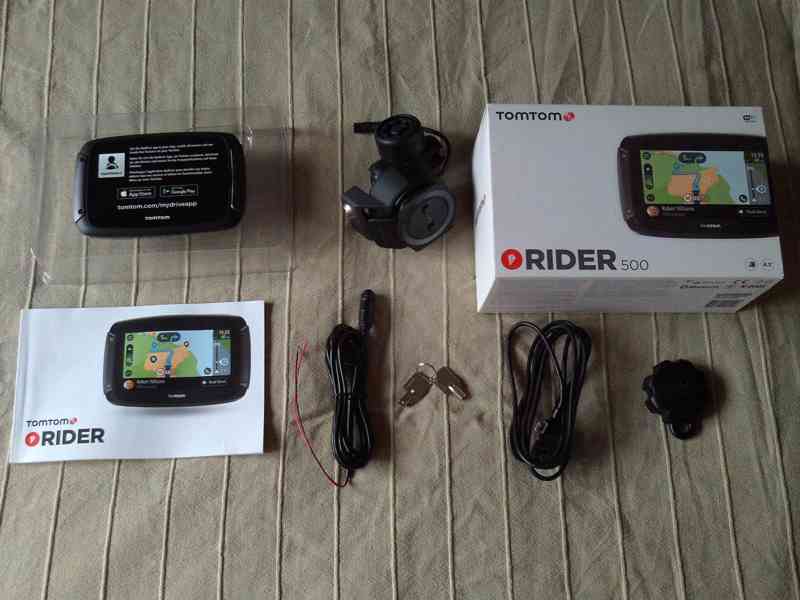 Motocyklová Navigace Tomtom Rider 500 - bazar - Hyperinzerce.cz