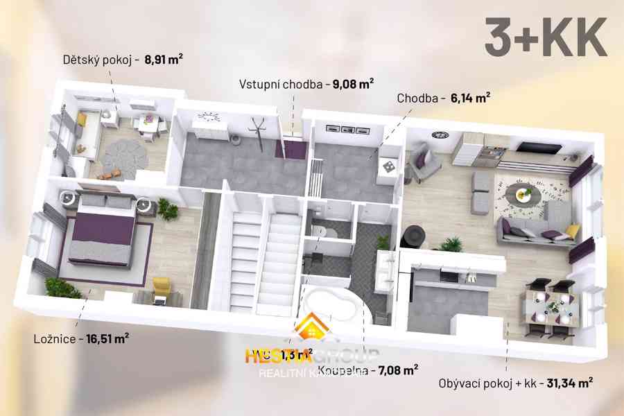 Prodej rekonstruovaného rodinného domu 3+kk v centru města Choceň - bazar - Hyperinzerce.cz