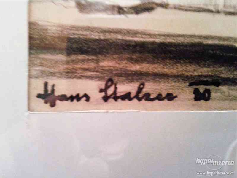 Hans STALZER (1930) rakouský malíř 1878-1940 - bazar - Hyperinzerce.cz