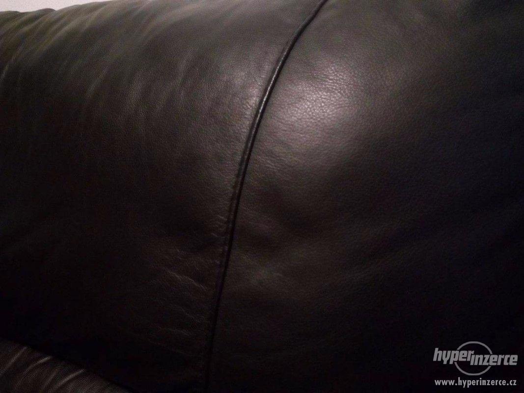 Kožená sedačka 2+1 - bazar - Hyperinzerce.cz