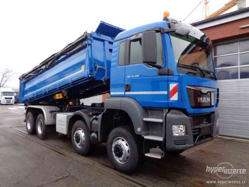 MAN TGS 35.440 8x6 Třístranný sklápěč Bordmatik EURO 6 - bazar ...