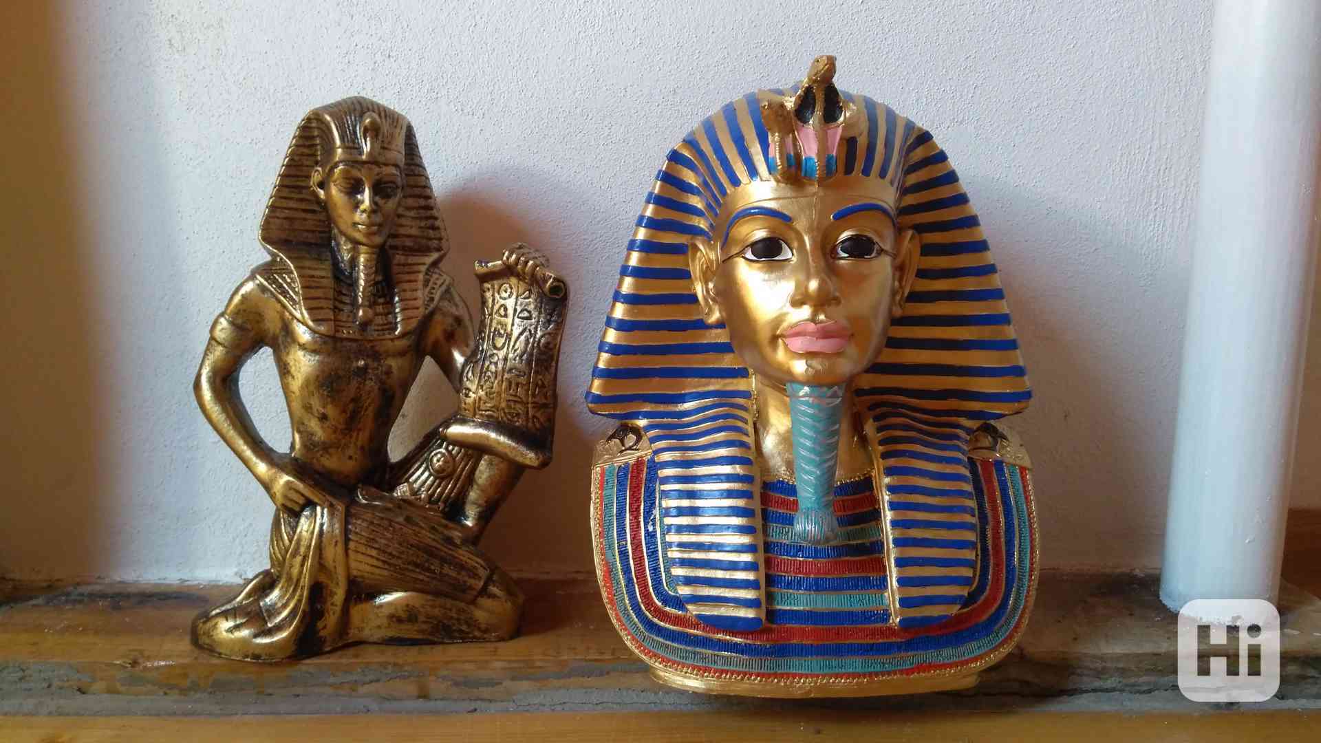 Egyptské sochy - strážce - bazar - Hyperinzerce.cz