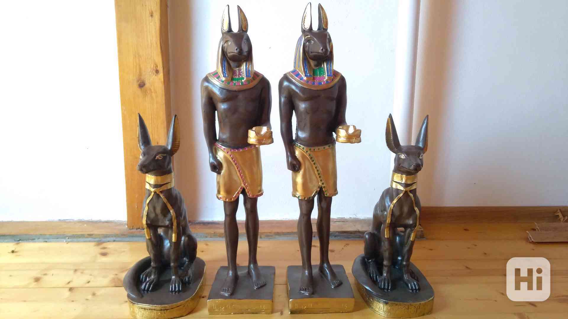Egyptské sochy - strážce - bazar - Hyperinzerce.cz