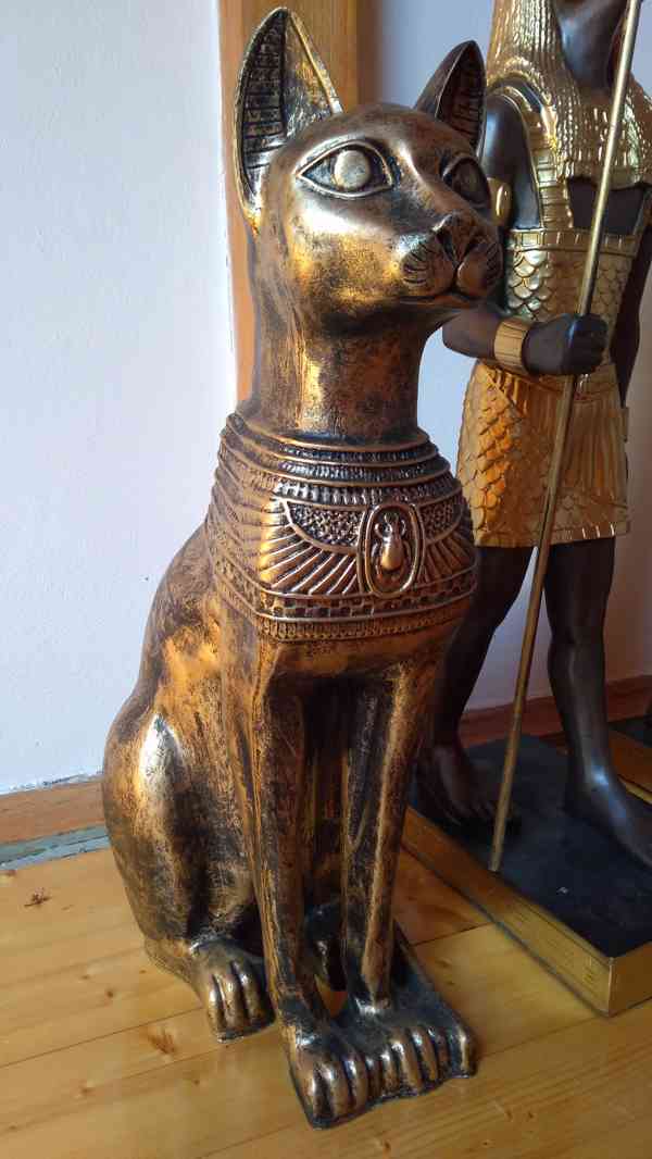 Egyptské sochy - strážce - bazar - Hyperinzerce.cz