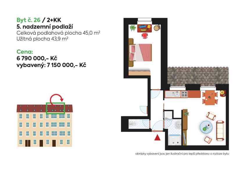 Byt 2+KK Praha 4-Nusle - bazar - Hyperinzerce.cz