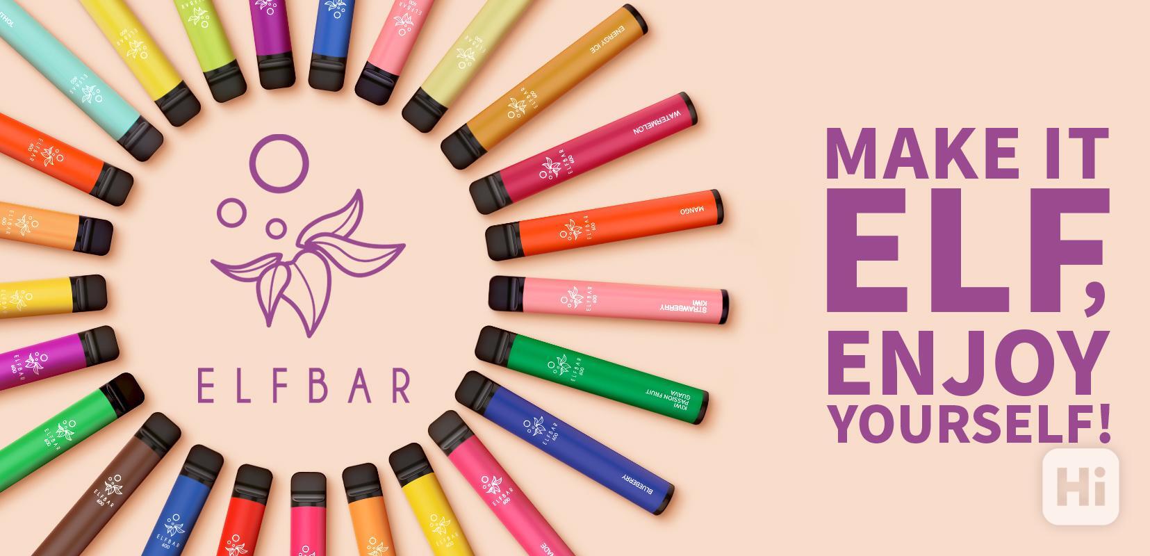 Jednorázová e-ciga.reta Elf Bar 600 20mg - různé druhy 1ks - bazar - Hyperinzerce.cz