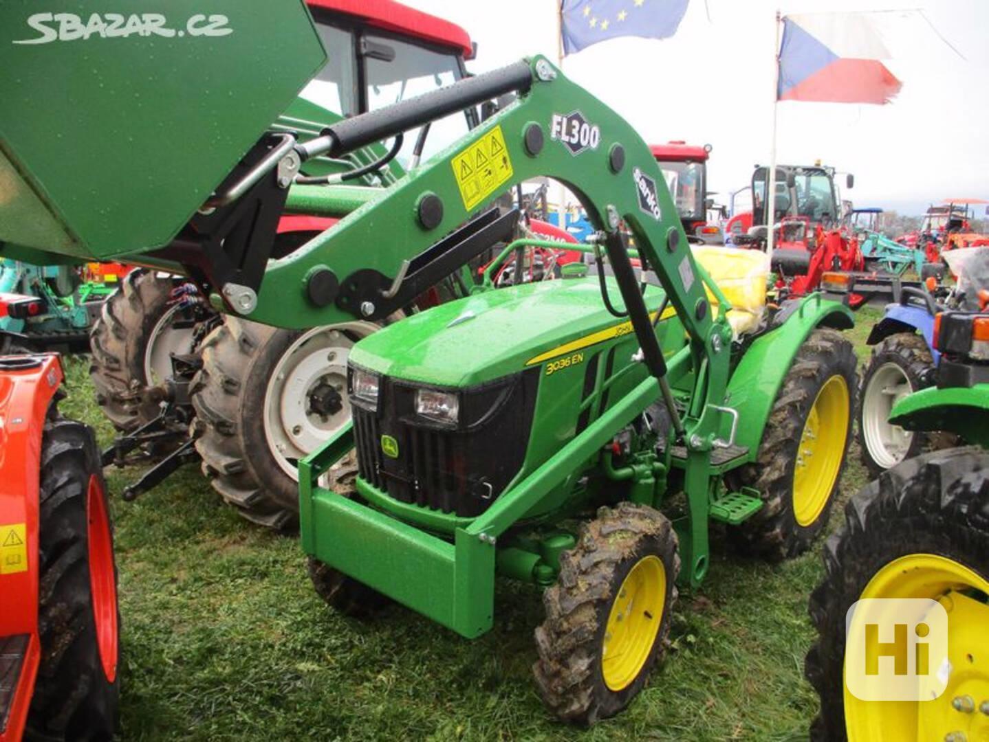 Malotraktor John Deere 3036 EN s čelním nakladačem - bazar ...