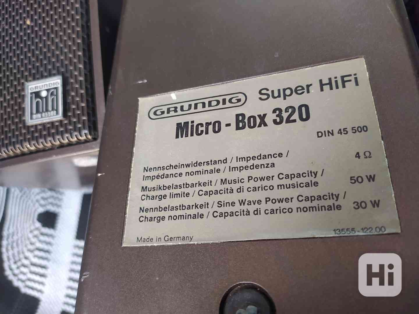 GRUNDIG Micro-Box 320 SUPER - HIFI, mini reprosoustavy - bazar ...